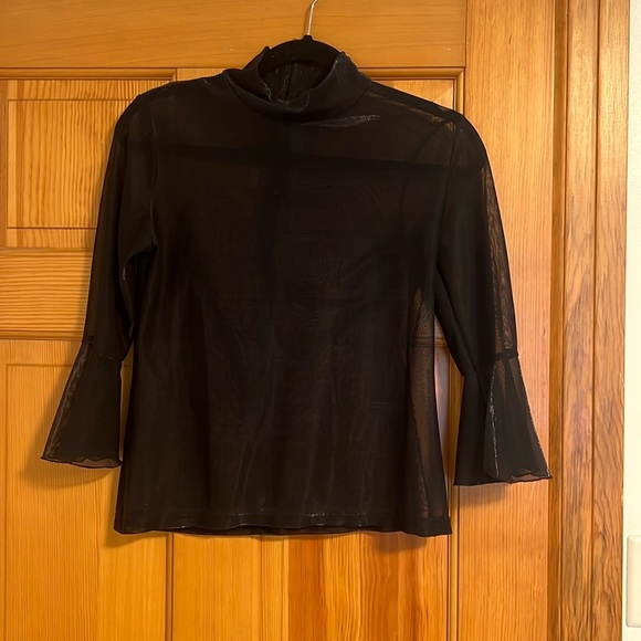 Tops | Nwt Sheer Top | Poshmark
